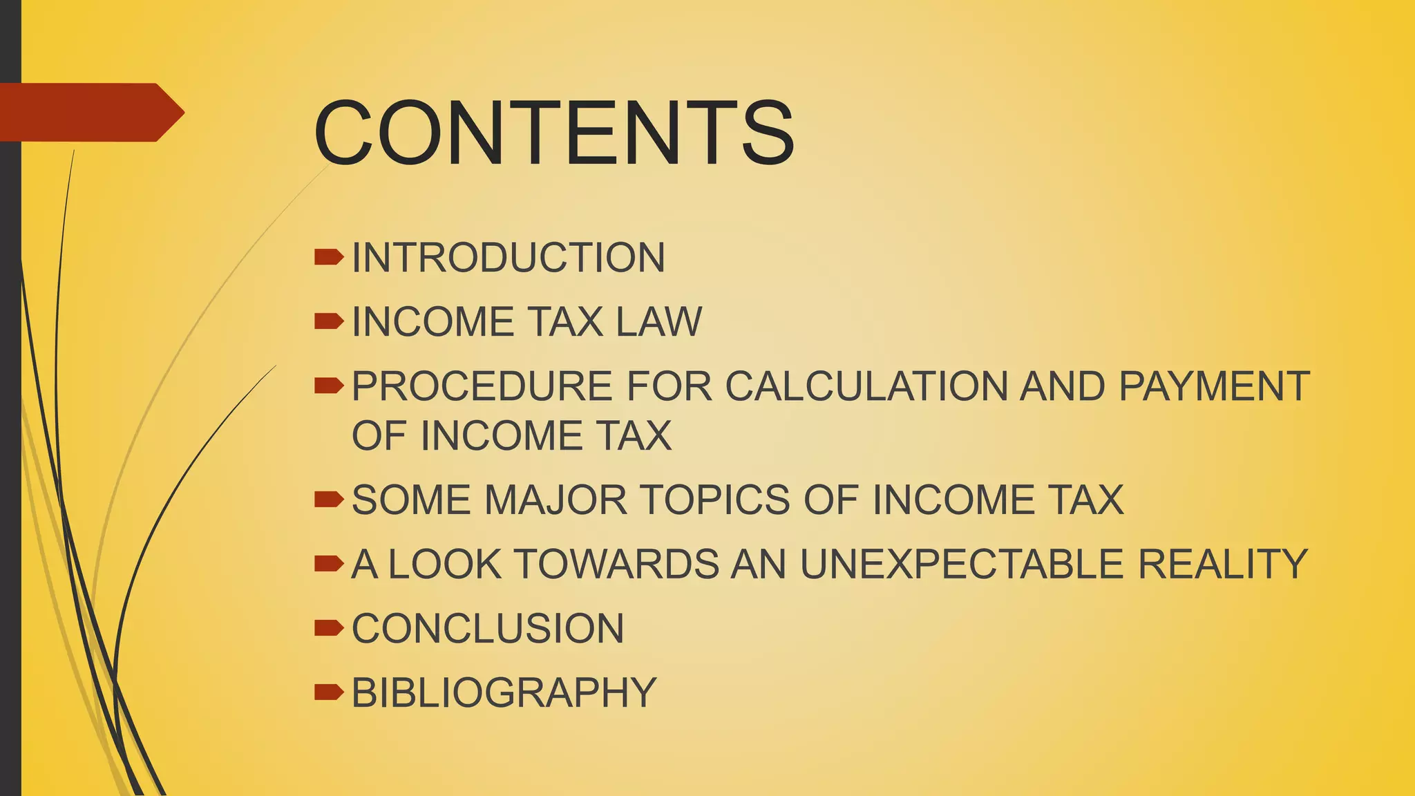 introduction to income taxes in india | PPTX