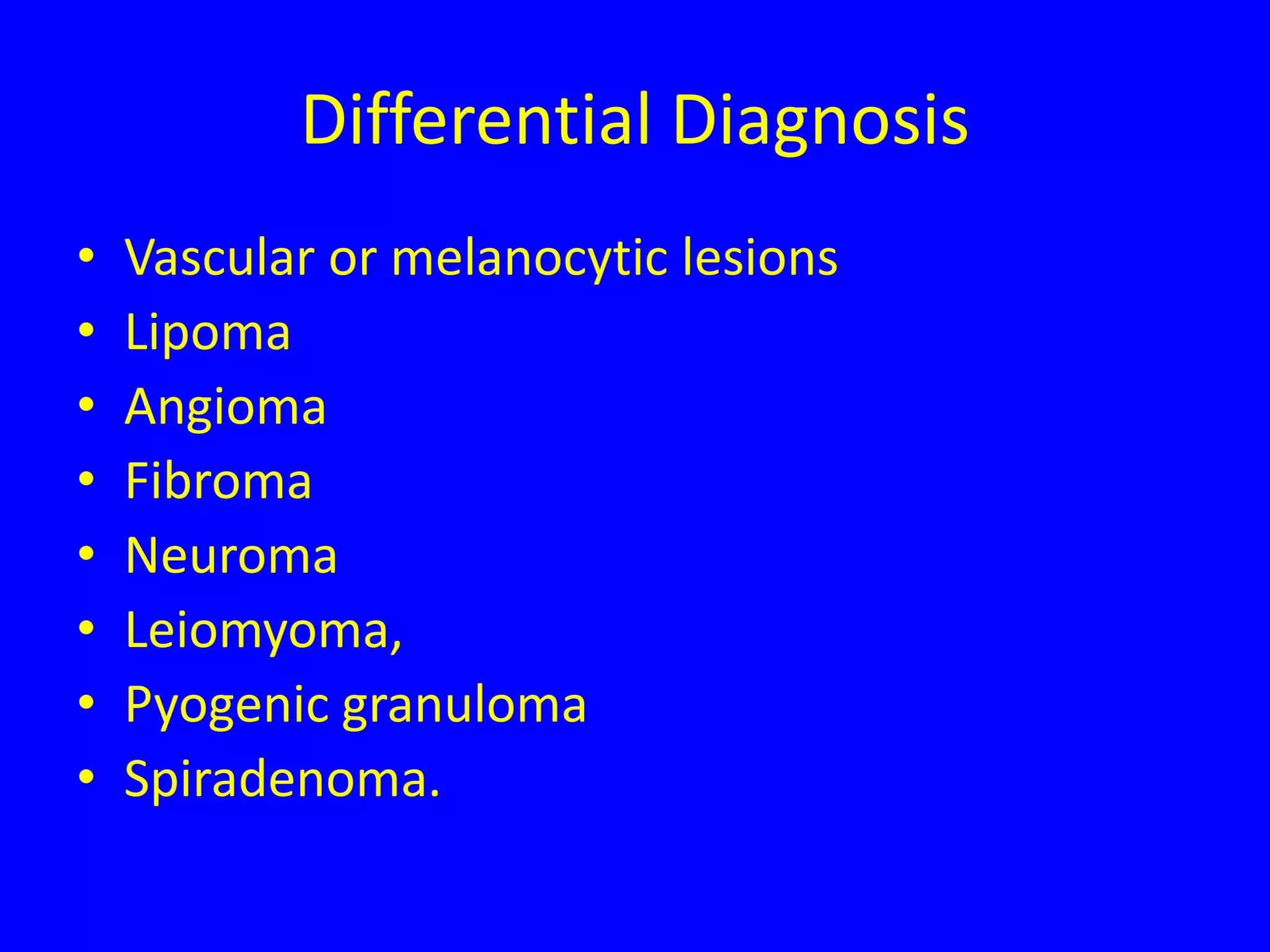 Ppt Glomus tumor of pulp of right middle finger | PPTX
