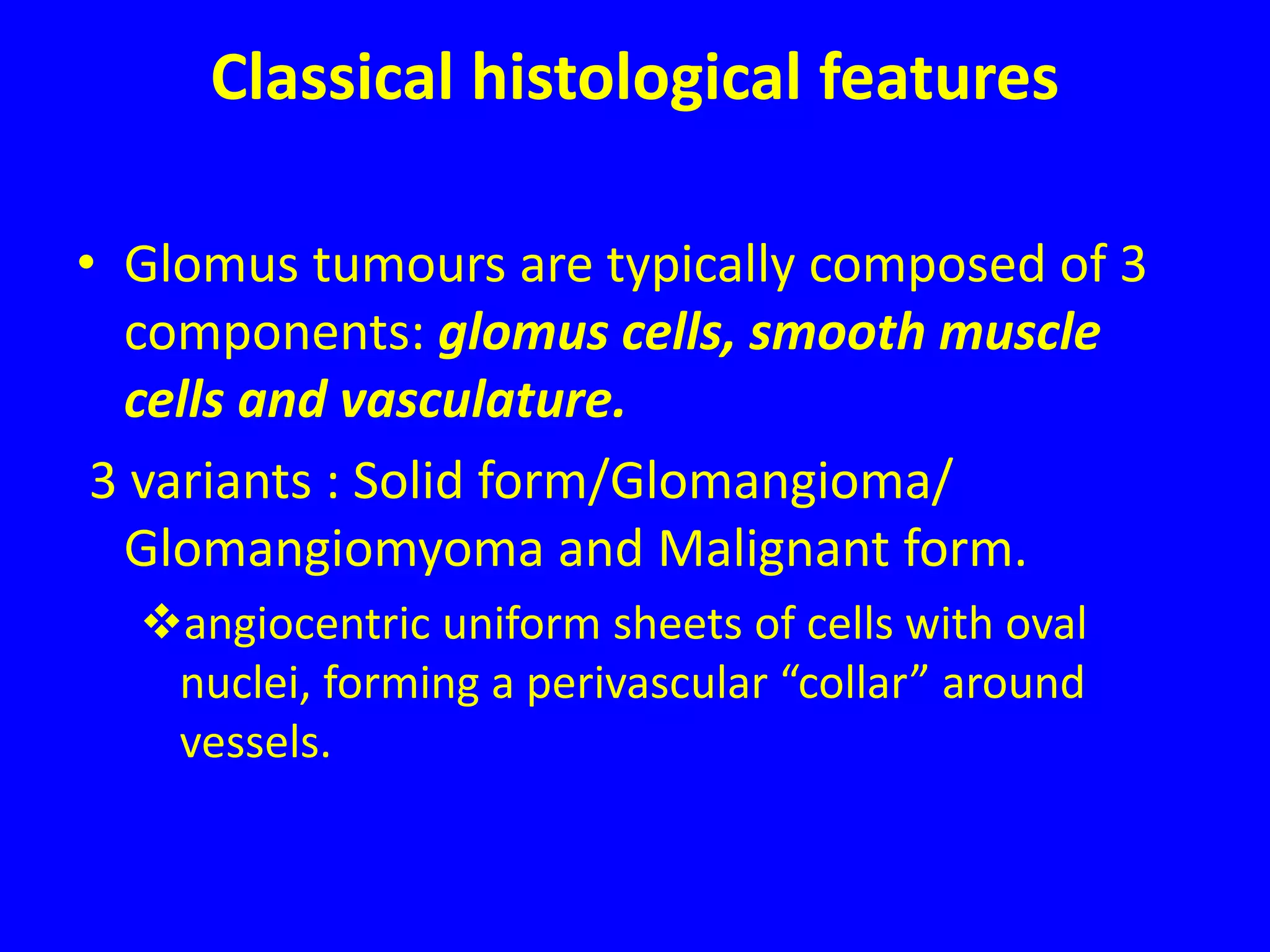 Ppt Glomus tumor of pulp of right middle finger | PPTX