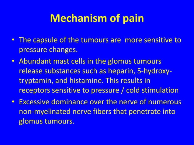 Ppt Glomus tumor of pulp of right middle finger | PPTX | Medical Tests ...