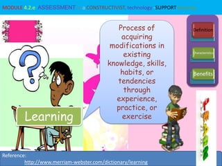Assessment In A Constructivist Technology Support Learning Pptx
