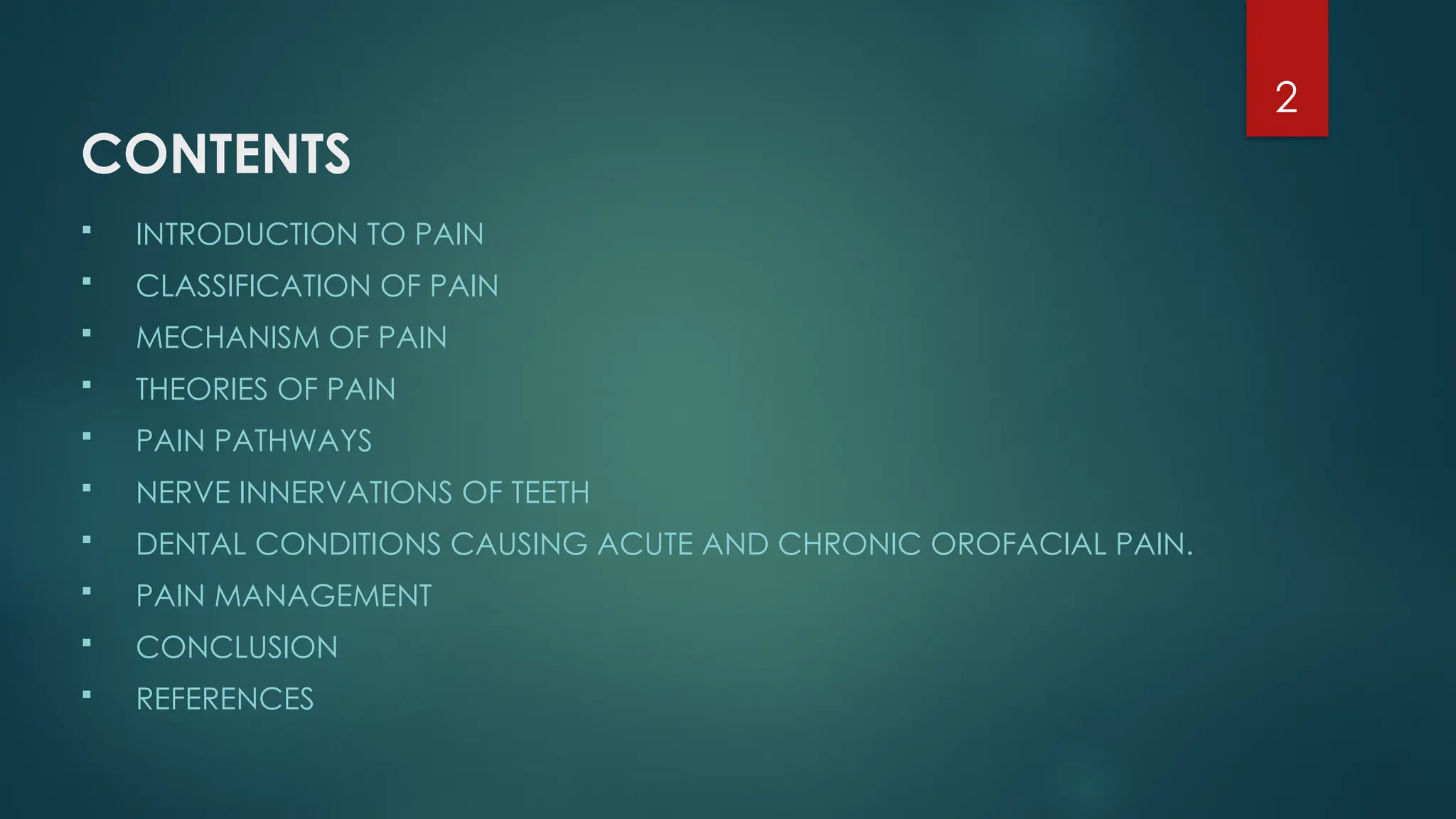 ppt final pain and pain pathways seminar | PPTX