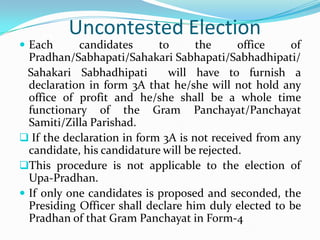 Ppt final reconstitu tion of panchayat bodies-2013 | PPTX | Elections ...