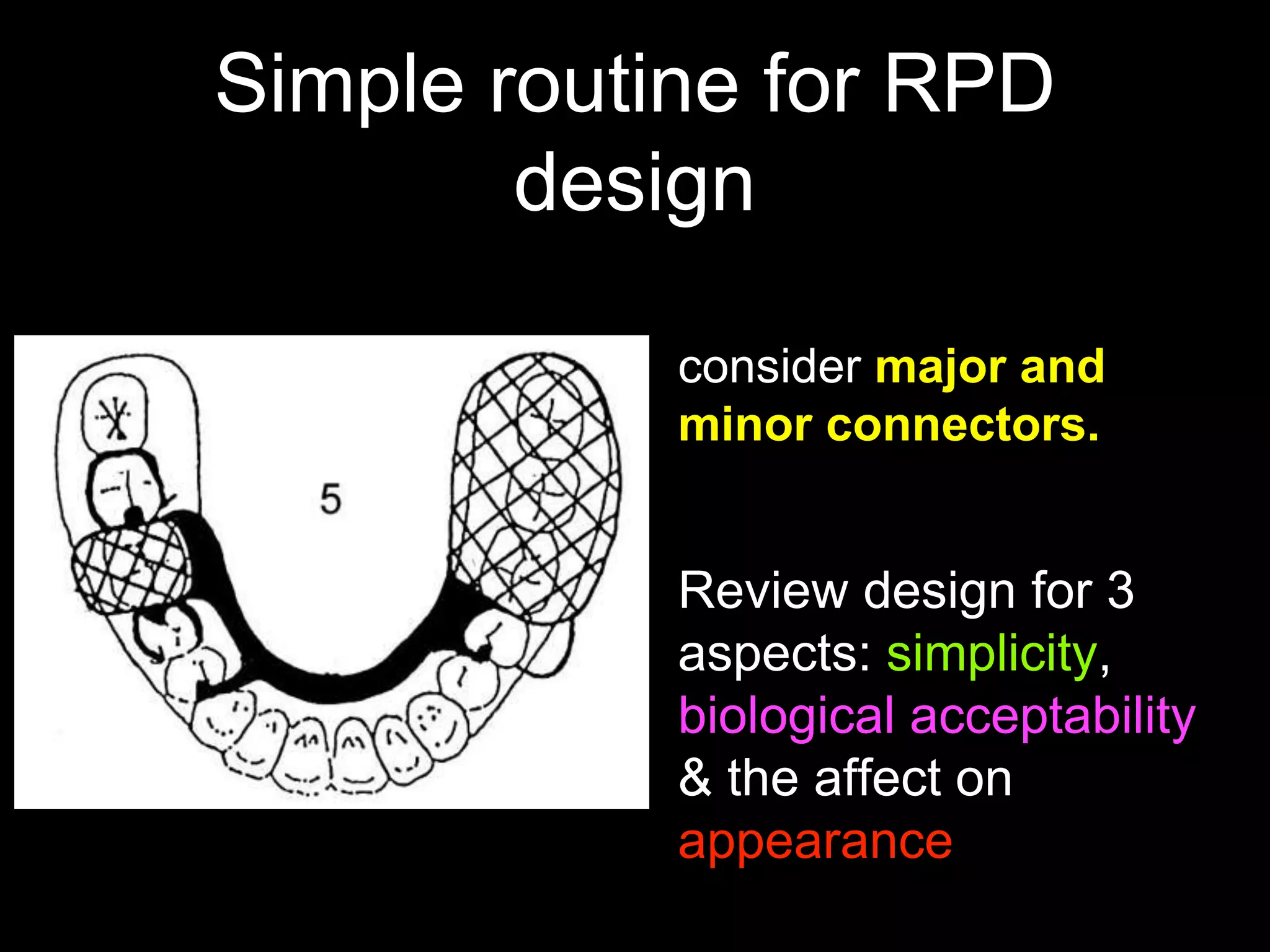 PPT (FINAL)The principles of RPD design & its components (Year 3) .pptx