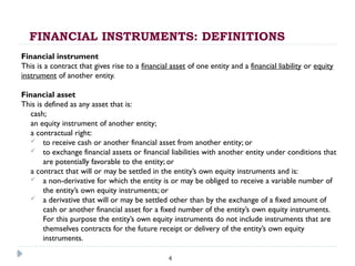 PPT on Financial Instruments useful for getting basics on Financial ...