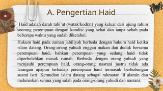PPT FIQH WANITA HAID DALAM SYARIAH ISLAM.pptx