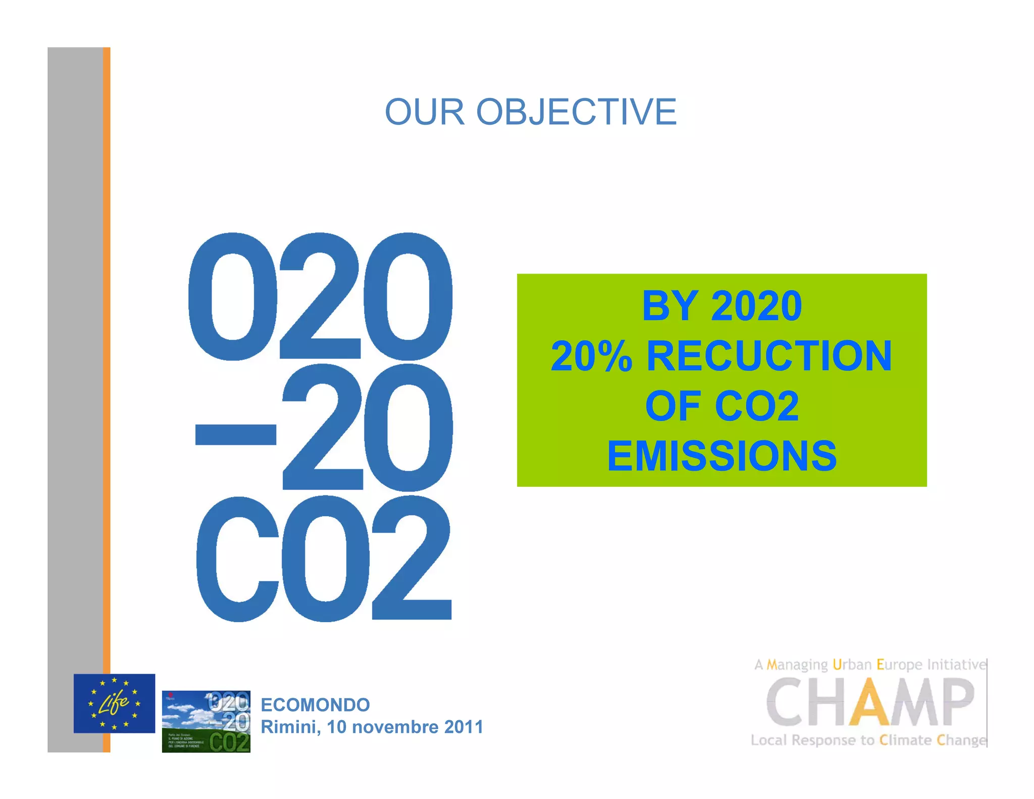 Florence: Local response to climate change "The sustainable energy ...