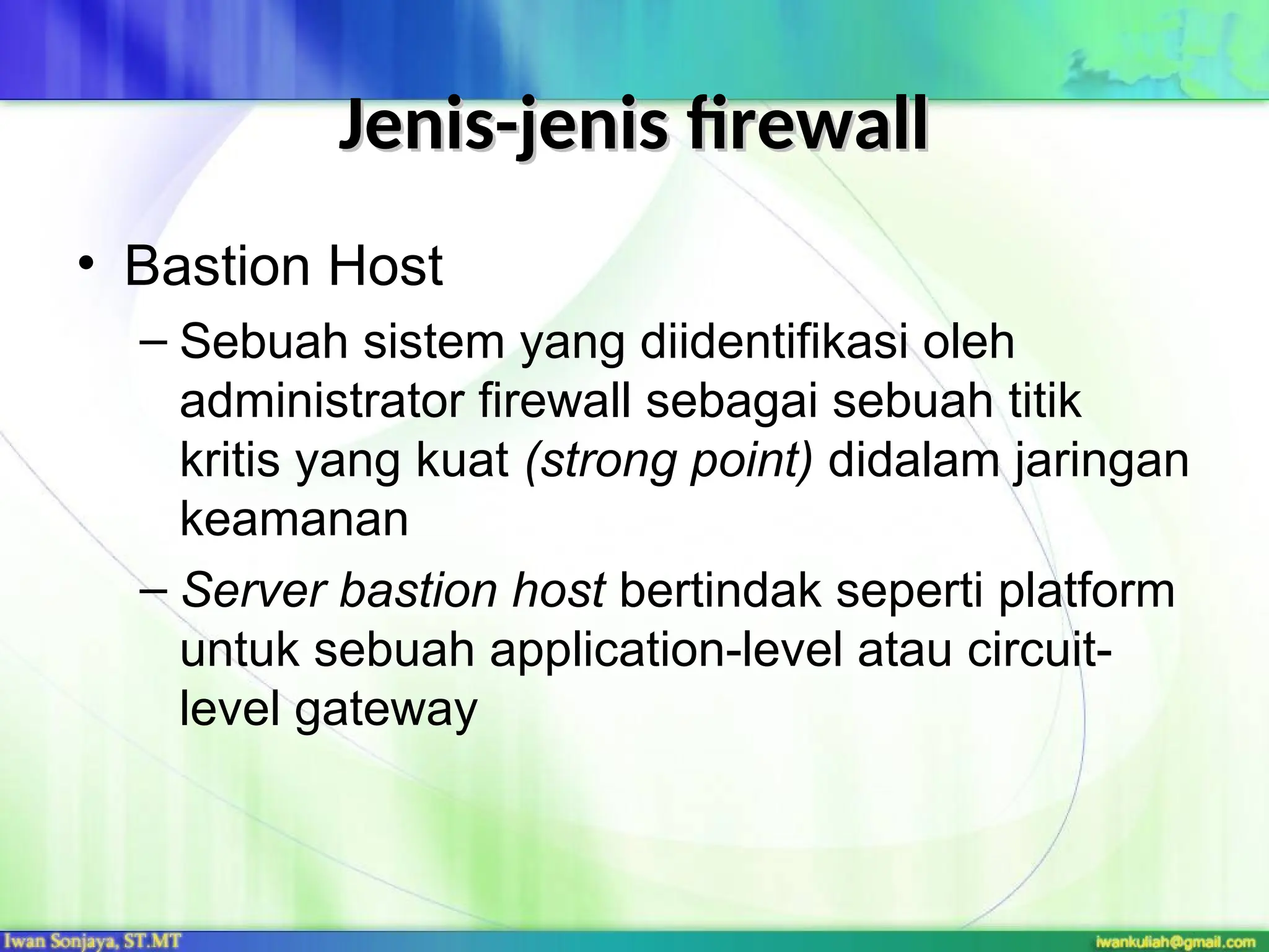 contoh sederhana dari ppt ini firewall.ppt