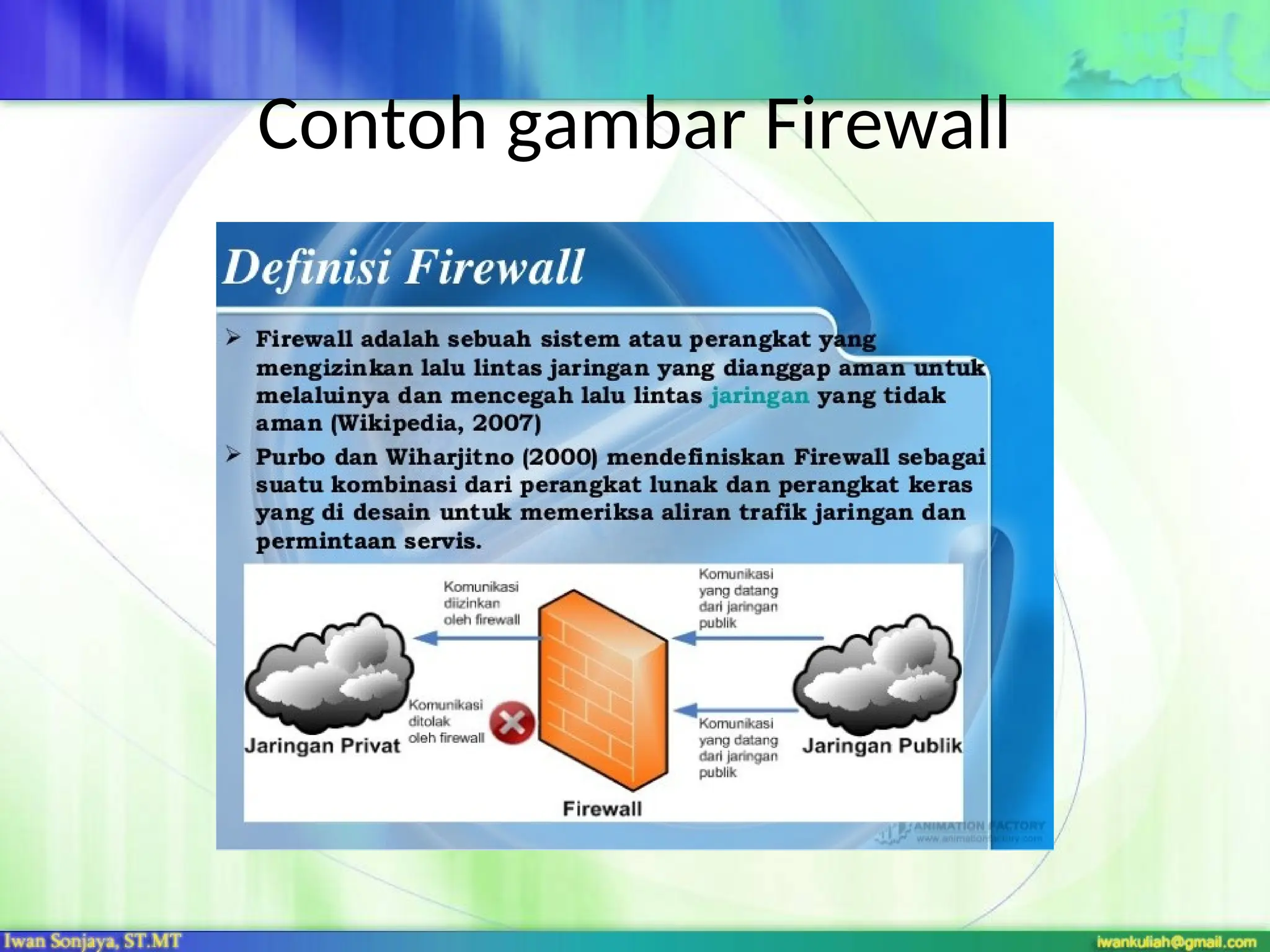 contoh sederhana dari ppt ini firewall.ppt