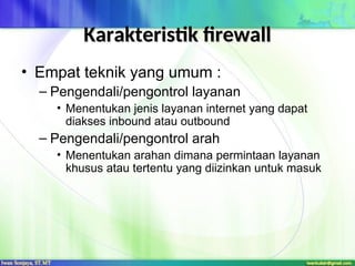 contoh sederhana dari ppt ini firewall.ppt