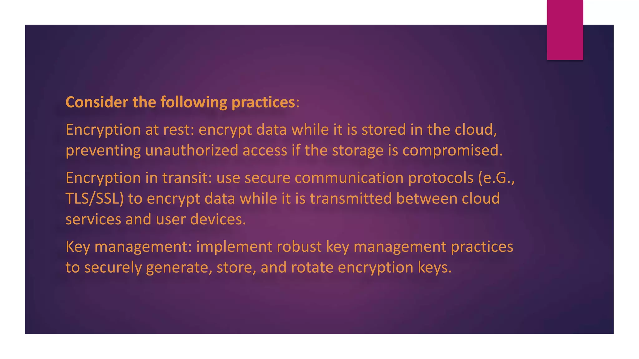 Top three tips in ensuring security and compliance in cloud computing | PPT