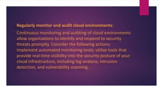 Top three tips in ensuring security and compliance in cloud computing | PPT
