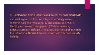 Top three tips in ensuring security and compliance in cloud computing | PPT
