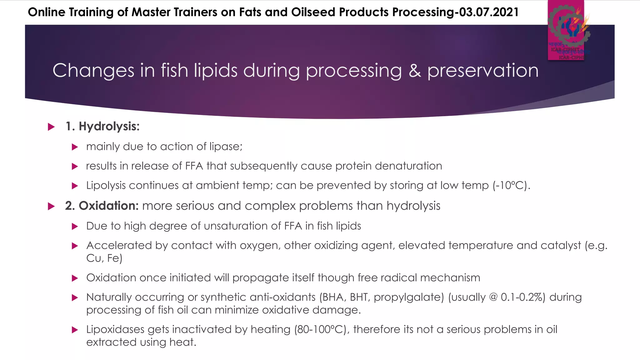 Fish oil extraction and processing techniques | PDF
