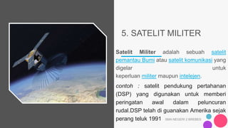Satelit Buatan | PPTX