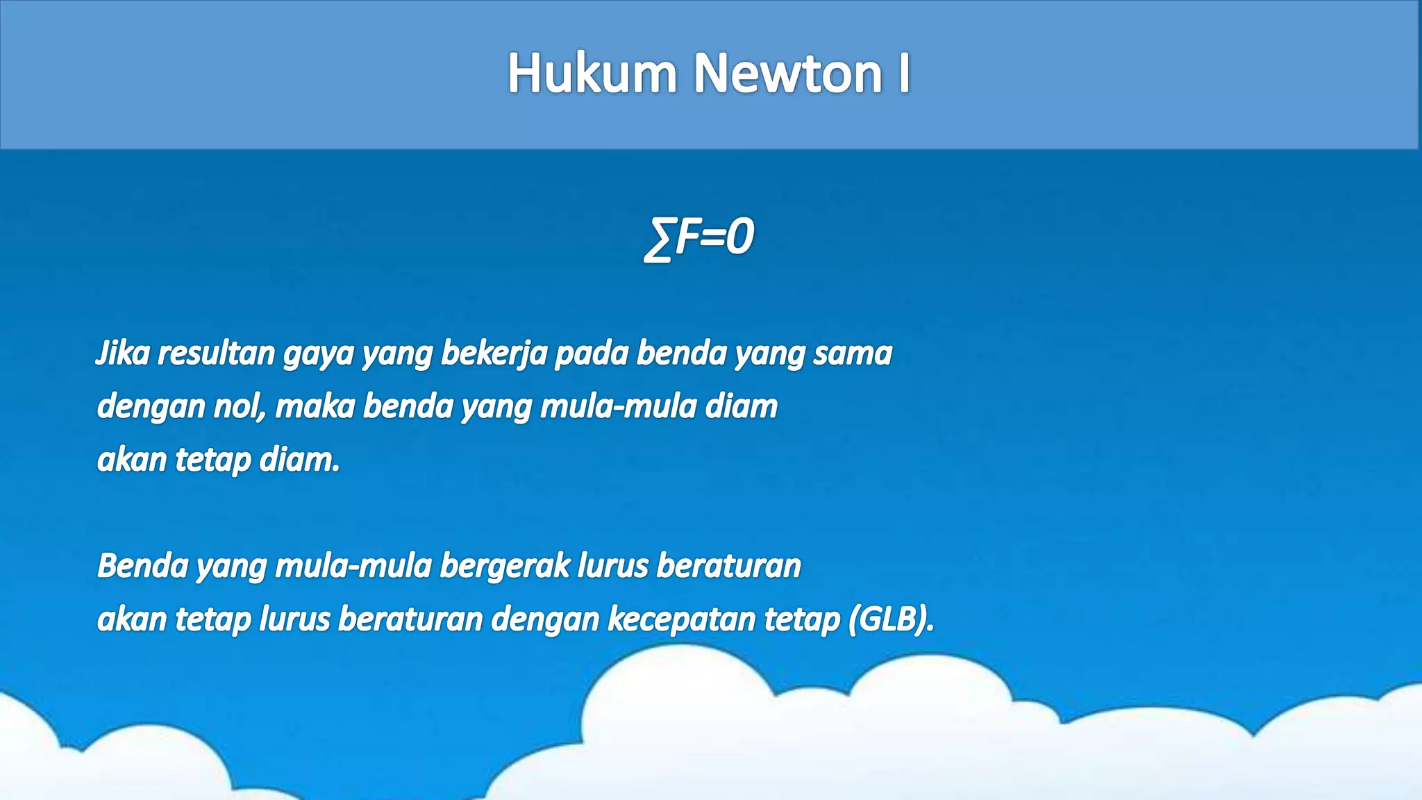 Hukum Newton 1,2,3 | PPTX