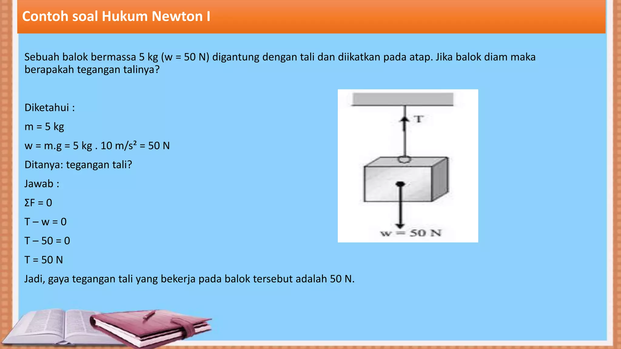 Hukum Newton 1,2,3 | PPTX