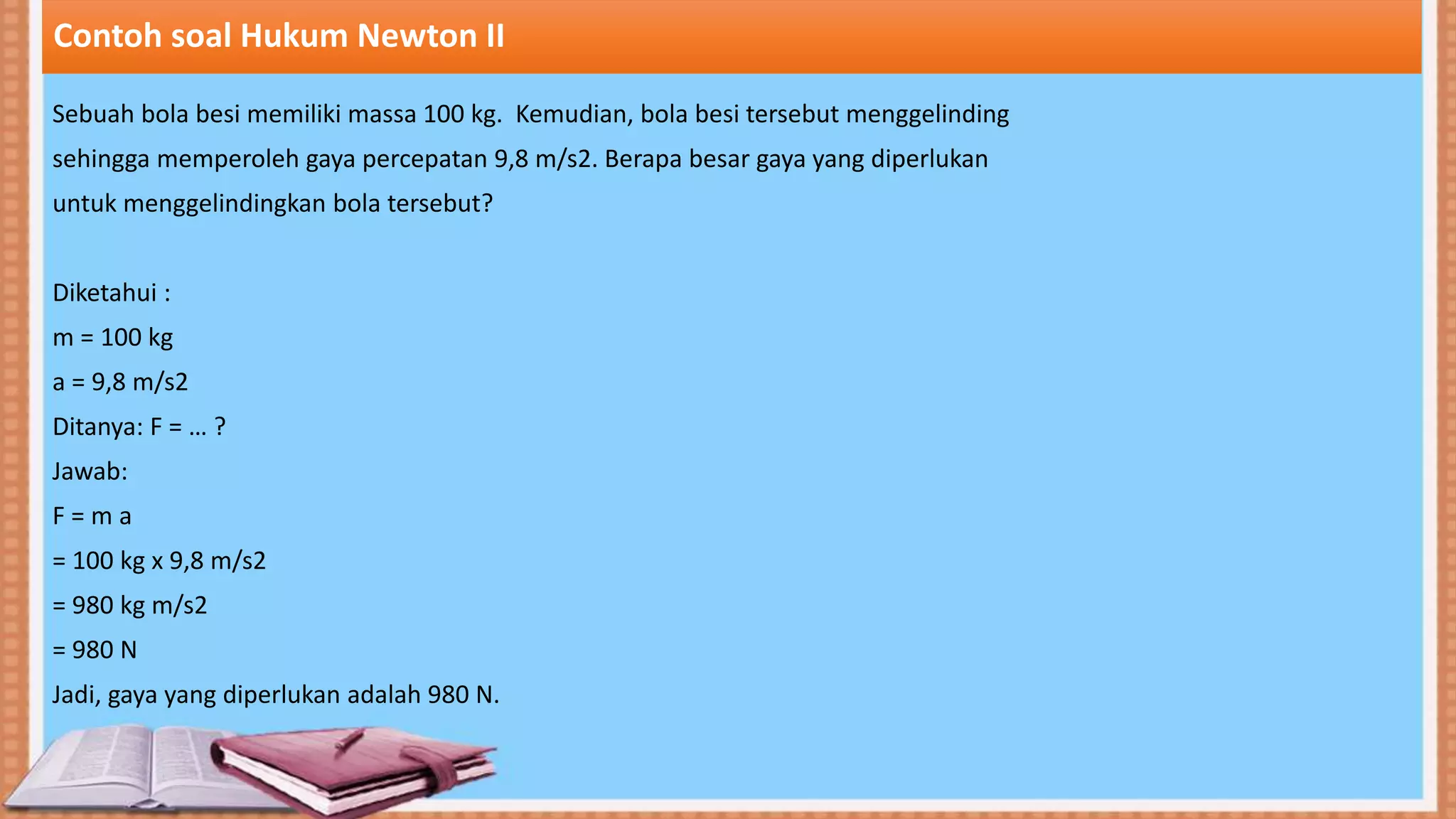 Hukum Newton 1,2,3 | PPTX