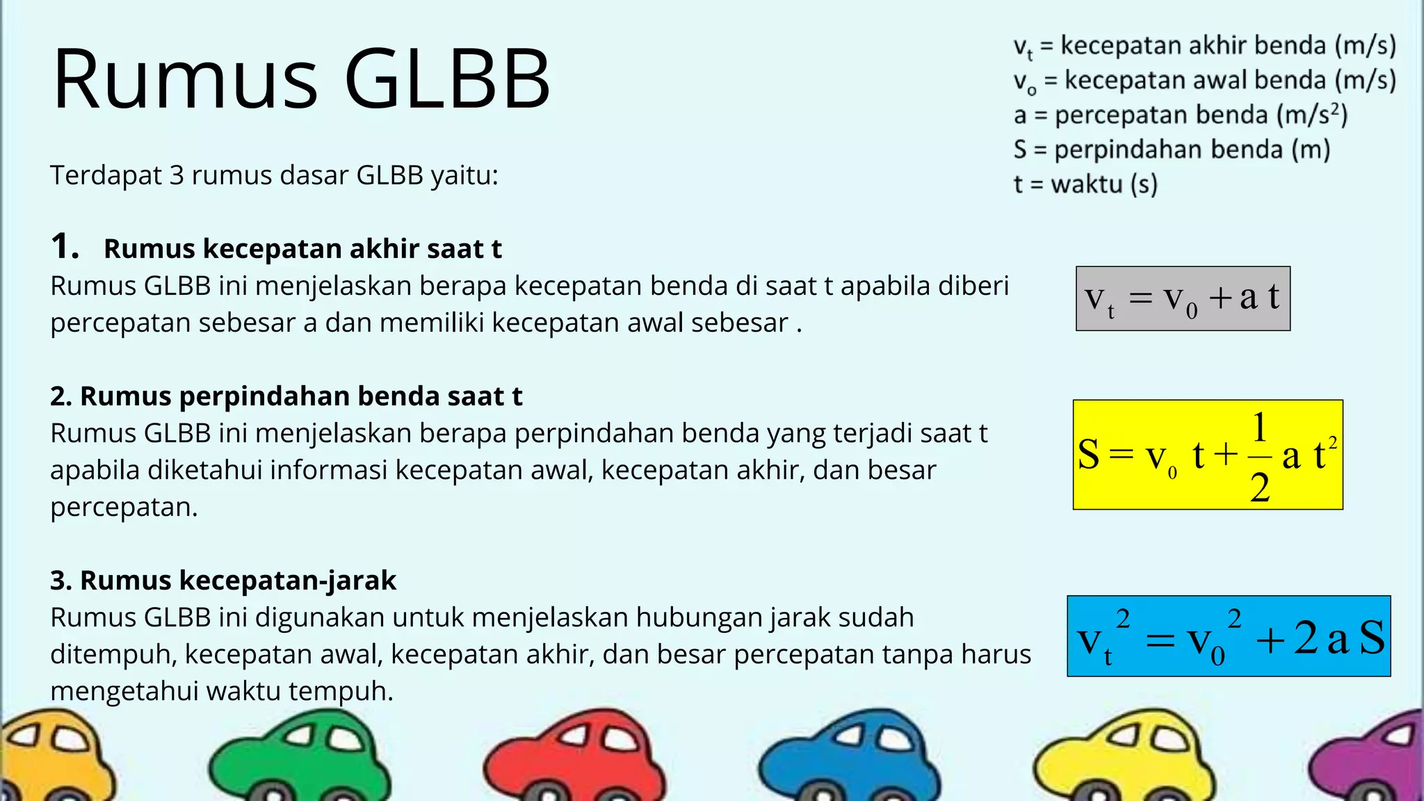 KINEMATIKA GERAK LURUS ( GLB DAN GLBB ) FISIKA SMA KELAS 10 | PPTX