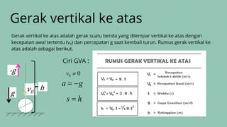 KINEMATIKA GERAK LURUS ( GLB DAN GLBB ) FISIKA SMA KELAS 10 | PPTX