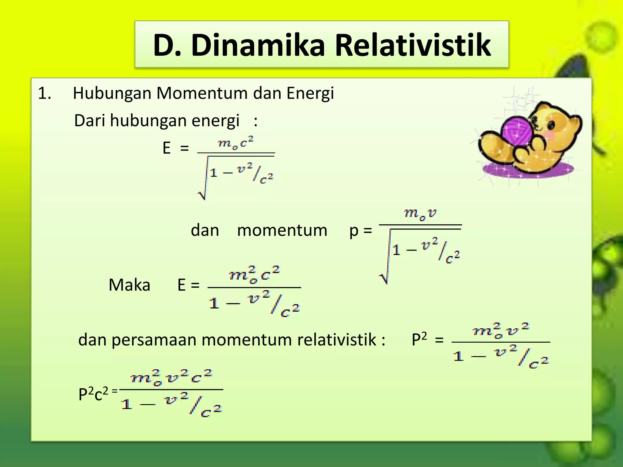 TEORI RELATIVITAS KHUSUS | PPTX
