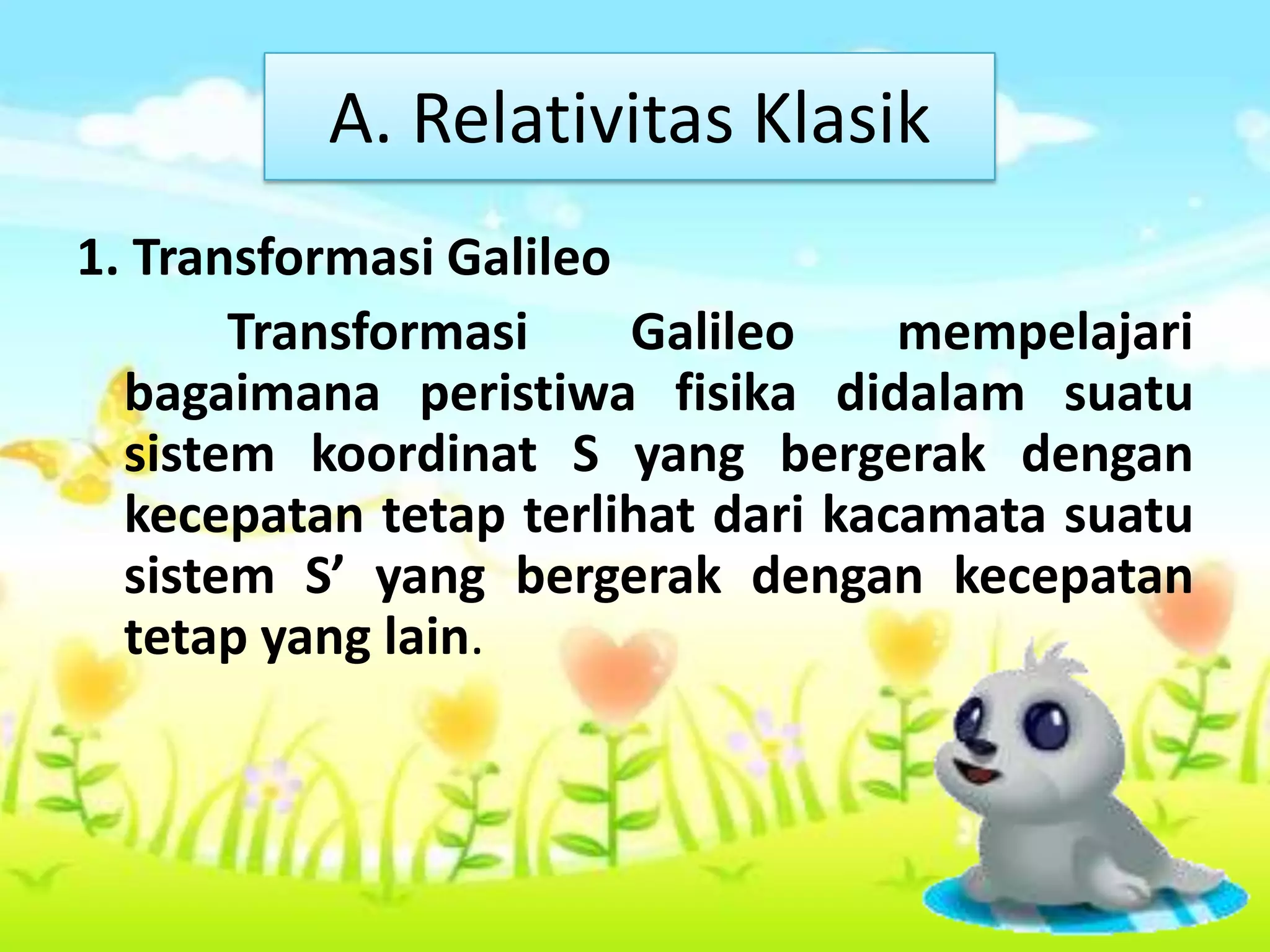 TEORI RELATIVITAS KHUSUS | PPTX