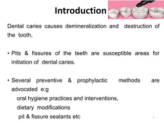 Ppt fisssure sealant | PPTX