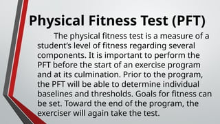 Fitness Test and its benefits to an individual. | PPT