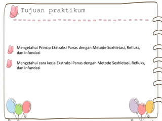 PPT fitokima ekstraksi metode panas | PPTX