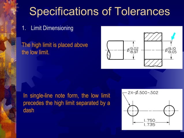 Ppt Fits Tolerances[1] | PPT | Physics | Science