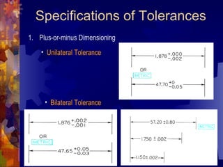 Ppt Fits Tolerances[1] | PPT
