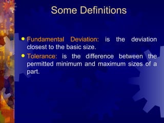 Ppt Fits Tolerances[1] | PPT