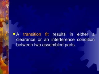 Ppt Fits Tolerances[1] | PPT