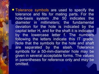 Ppt Fits Tolerances[1] | PPT | Physics | Science