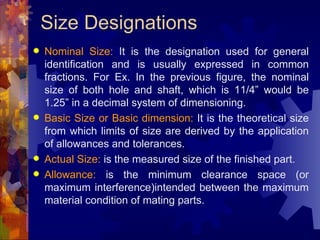 Ppt Fits Tolerances[1] | PPT