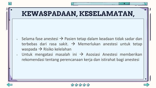 PPT FIX - Pemeliharaan Anestesi - Anastasia Elisabeth Sarira ...