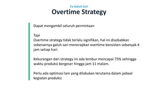 Management Production Opration : Ganchart & Layout Redesign Optimation ...