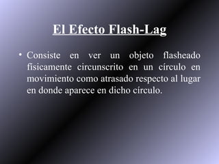 Efecto Flash-Lag | PPT