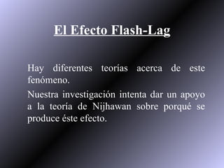 Efecto Flash-Lag | PPT