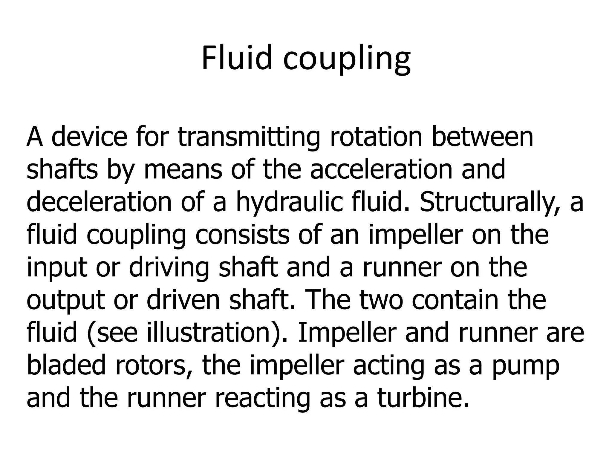 Ppt (fluid coupling) | PPT | Physics | Science