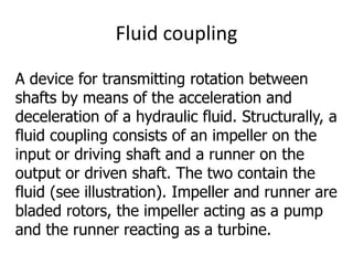 Ppt (fluid coupling) | PPT | Physics | Science