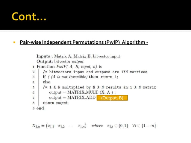 Ppt fnr arbitrary length small domain block cipher proposal | PPT