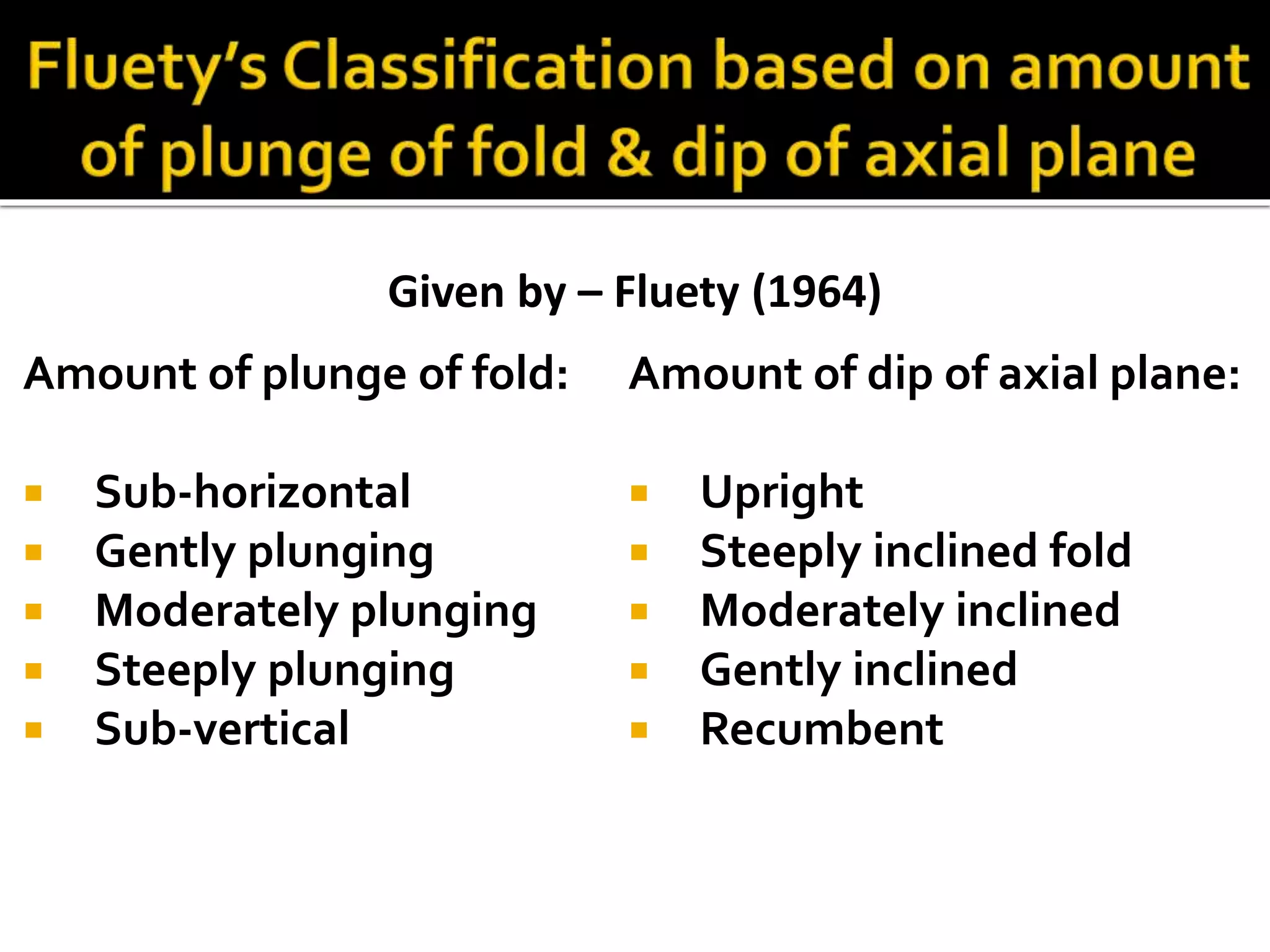 Fold & its classification | PPTX