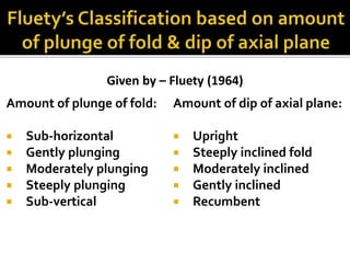 Fold & its classification | PPTX