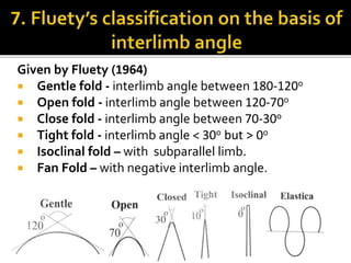 Fold & its classification | PPTX