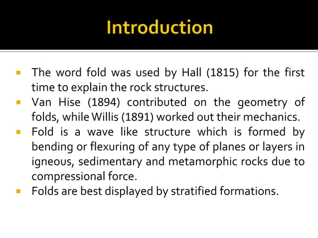 Fold & its classification | PPTX | Geology | Science