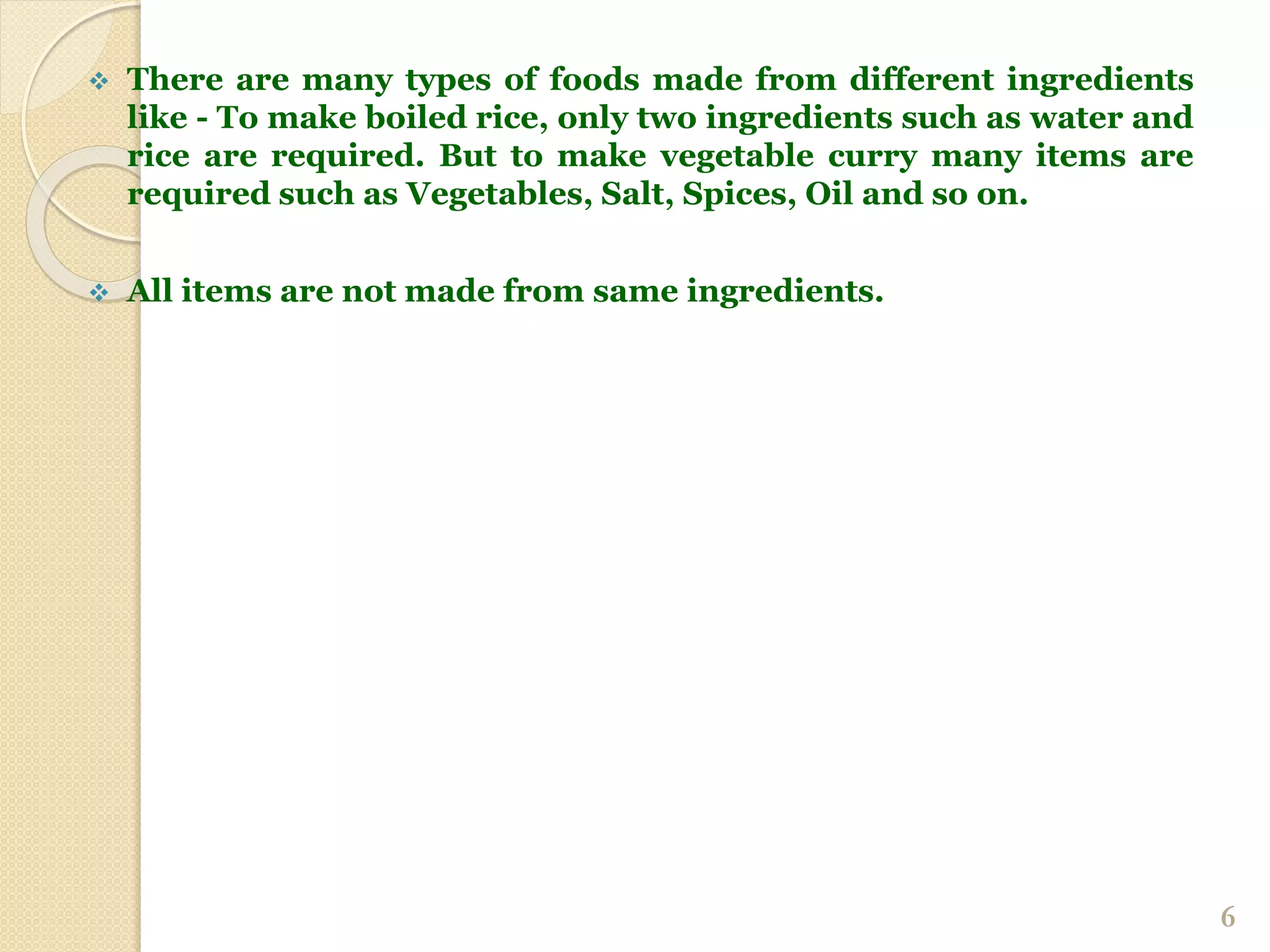 Ppt {food and its components} | PPTX