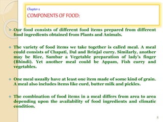 Ppt {food and its components} | PPTX