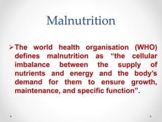 food science nutritional disorder | PPTX
