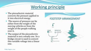 power generation through foot step | PPTX